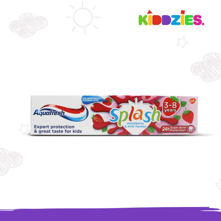 Aquafresh Splash Toothpaste for Kids - 3-8 Yrs Old 50ml | Lazada PH