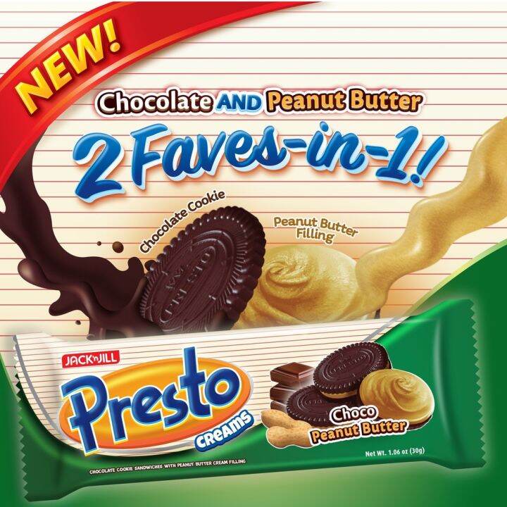 new Presto Creams Choco Peanut Butter (30g x 10) | Lazada PH