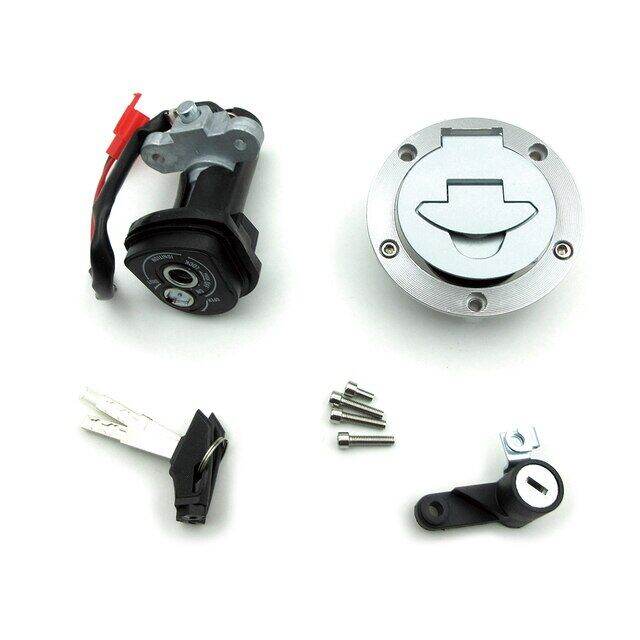 New 12V Motorcycle Ignition Switch Lock Moto Fuel Tank Gas Cap Keys ...