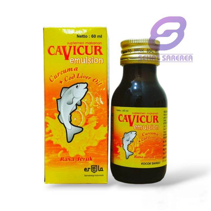 Cavicur Emulsion Sirup 60 ml | Lazada Indonesia