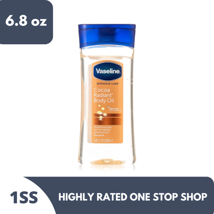 Vaseline Cocoa Radiant Body Oil 6.8 oz | Lazada PH