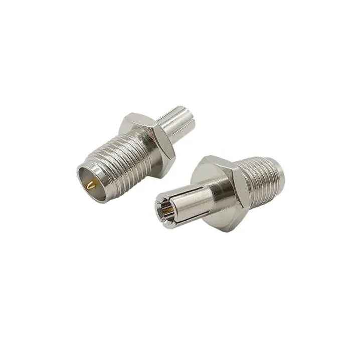 RP SMA-TS9 RF Coax Adapter RP-SMA Female to TS9 Male Coaxial Connector TS9 Plug to RP SMA Jack ...