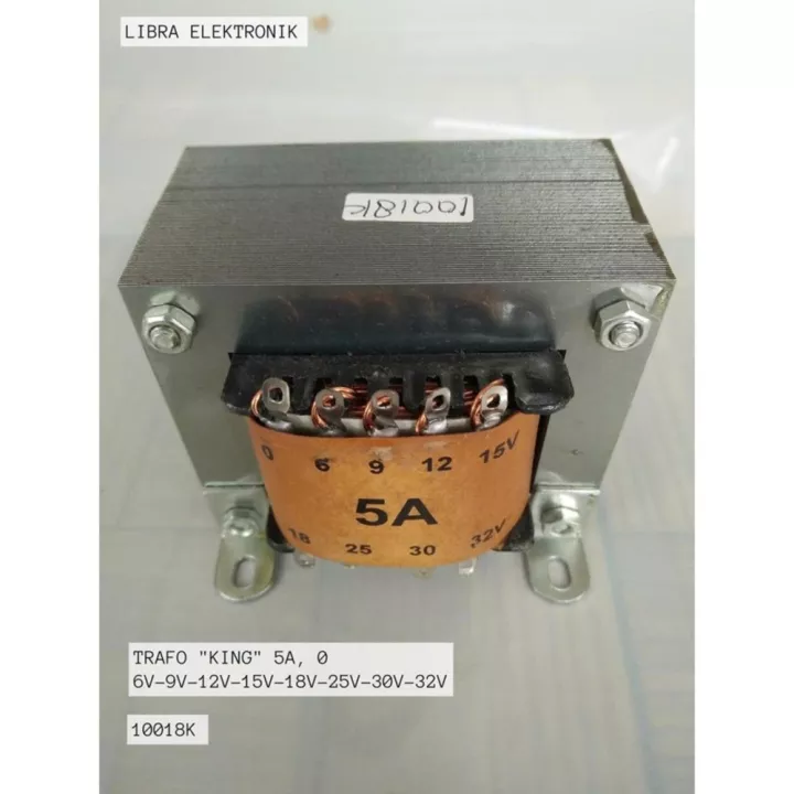Trafo King Power Supply Elektronik 5A non CT 32Volt Transformator ...