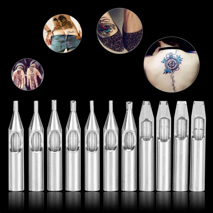 【VOTO11Pcs/set 304 Stainless Steel Assorted Tattoo Nozzle Tips Needles ...