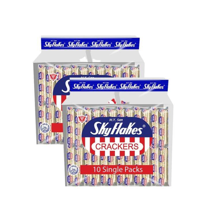 SkyFlakes Crackers Regular 25g x 10 - Pack of 2 | Lazada PH