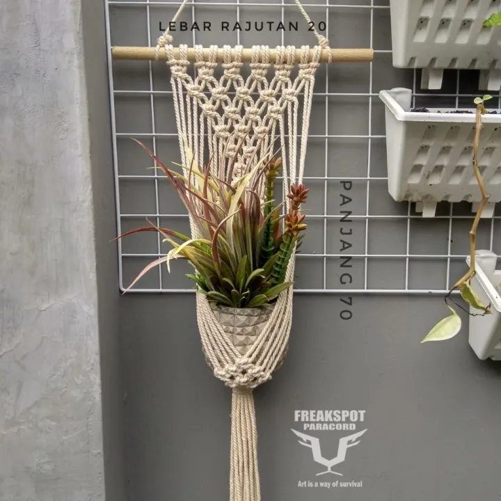 tali pot tempel dinding | Lazada Indonesia