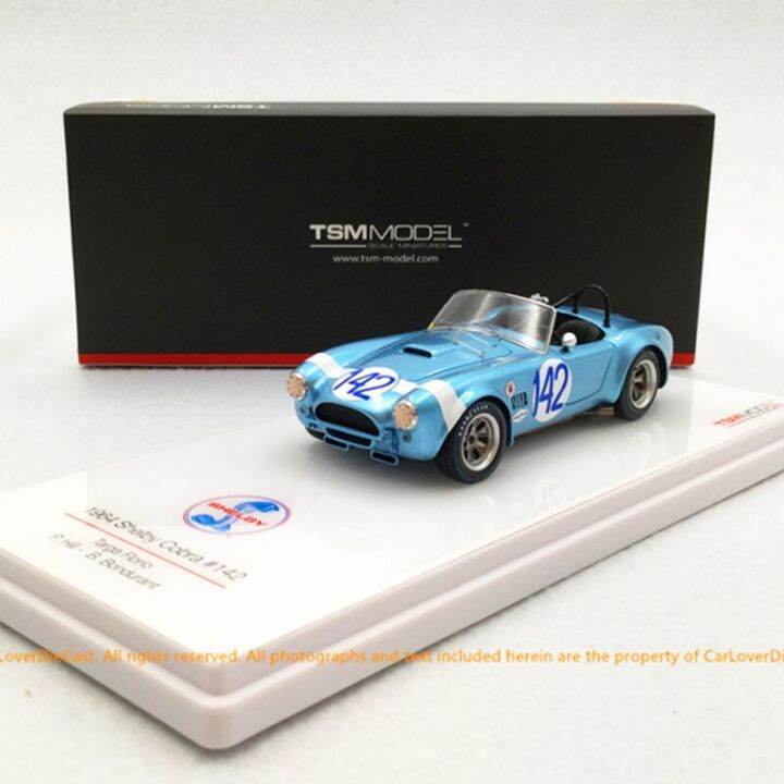 TSM 1:43 Model Car Shelby Cobra No.146 & 142 1964 Alloy Die-Cast ...