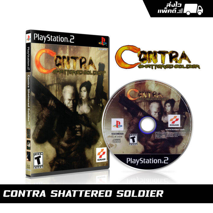 แผ่นเกม PS2 Contra Shattered Soldier (english) สกรีนแผ่น พร้อมปกใส่ ...