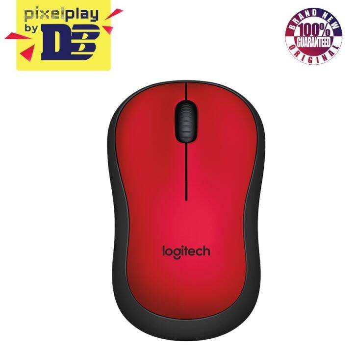 Logitech M221 Silent Wireless Mouse Red | Lazada PH