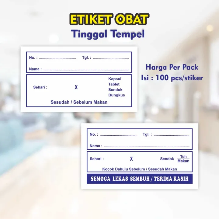 etiket obat lebel obat etiket sirup lebel sirup stiker sirup stiker obat | Lazada Indonesia