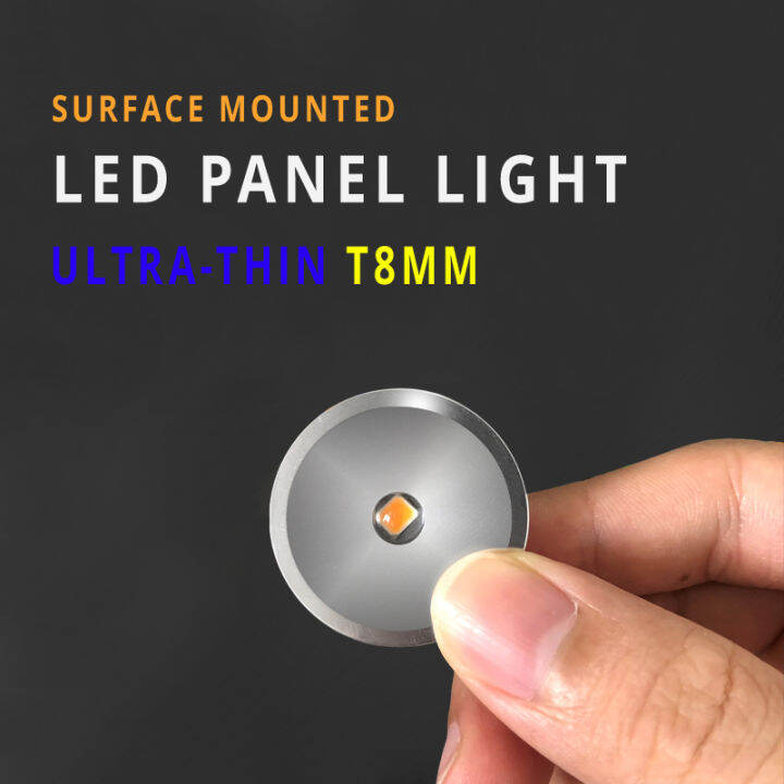 ultrathin led spot light 12V DC 1W D32xH8mm super mini surface mounted ...
