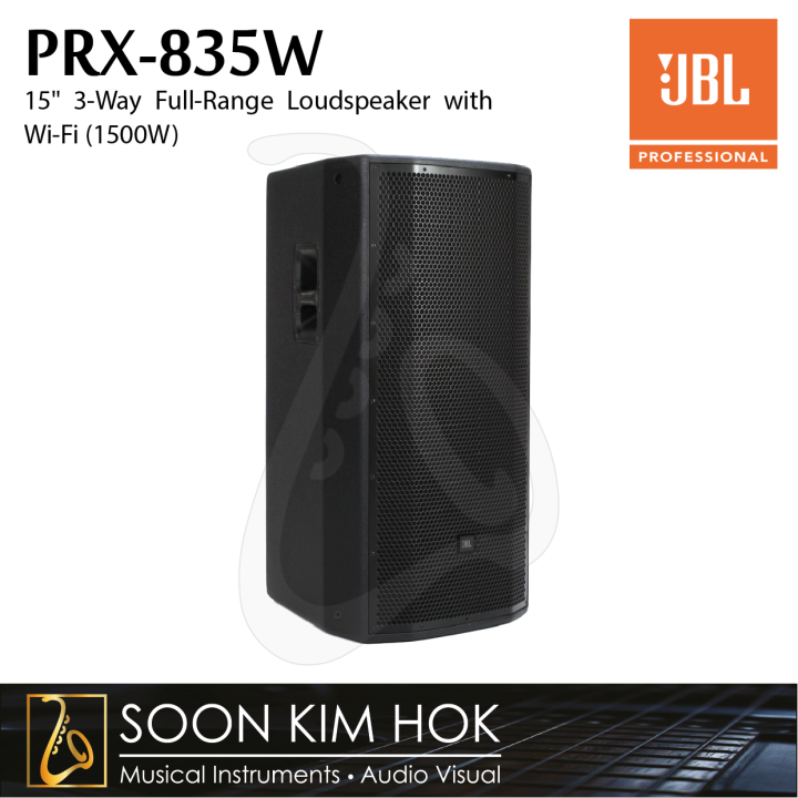 JBL PRX-835W 15" 3-Way Full-Range Loudspeaker with Wi-Fi (1500W ...