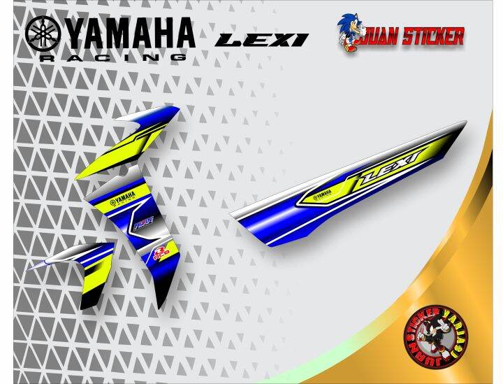 Striping Yamaha Lexi Variasi - Sticker Motor Lexi Racing 04 | Lazada ...