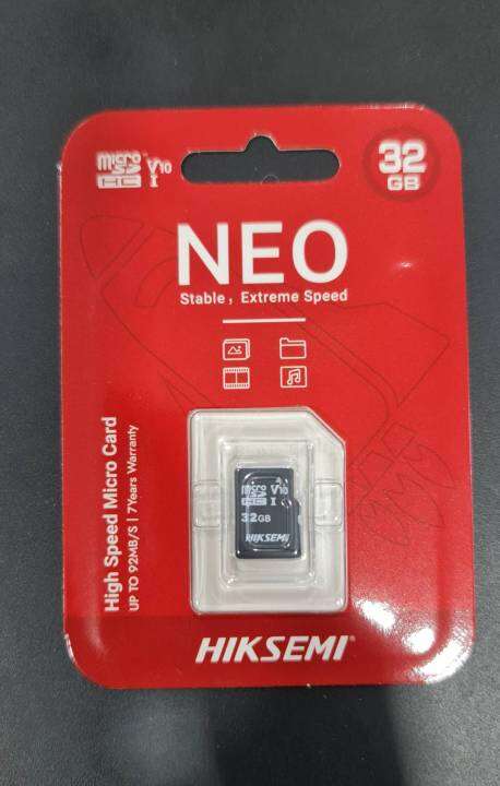 Hikvision HS-TF-C1(STD)/HSTFC1 64GB/128GB Memory Card | Lazada.co.th