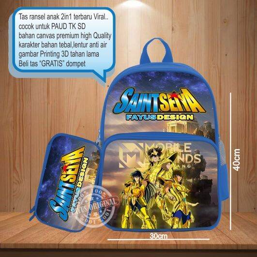 FAYUS SHOP - tas ransel anak sekolah PAUD TK SD LAKI 2in1 PREMIUM VIRAL terbaru 2023 karakter ...