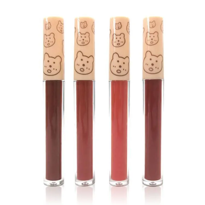 1Pcs Turbo Bear Lipstick Air Lip Glaze Matte Liquid Lip Gloss ...