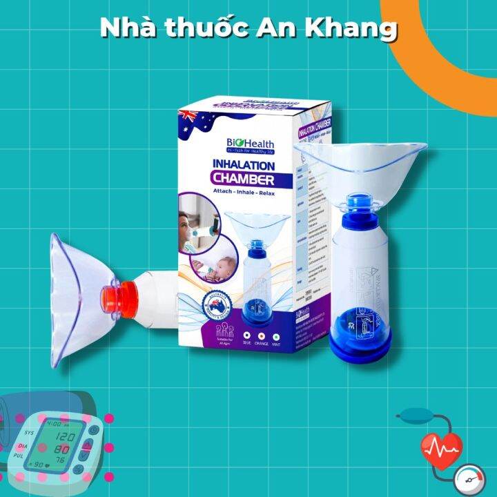 Buồng đệm khí dung BioHealth BH01, BH05 thể tích 220ml xông mũi họng ...