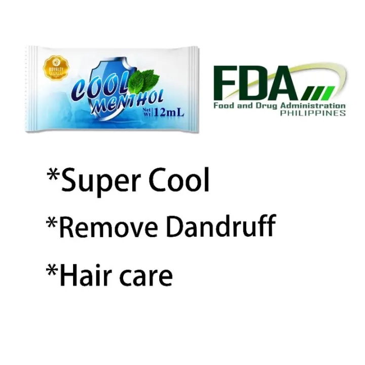 ROYALTY Cool menthol Shampoo sachet 3 in 1 Original (super cool) buy 2 ...