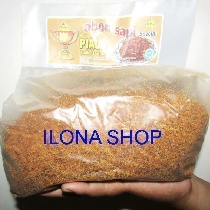 ABON SAPI SPECIAL CAP PIALA 1 KG ENAK DAN HALAL / ABON SAPI MERK PIALA ASLI 1KG / ABON SAPI ...