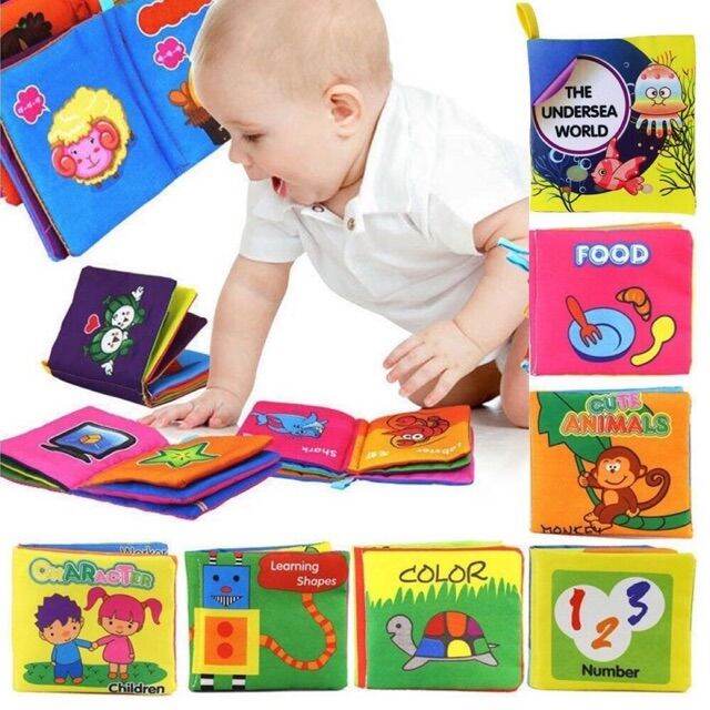 Kangaroomom Baby Intelligence Development Cloth Book Cognize Book Toys ...