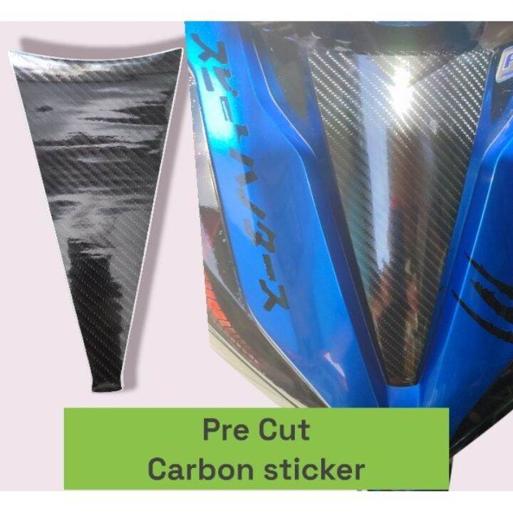 【Magrekomenda】 Pre Cut Carbon Sticker for Honda Click V2 125/150i Front ...