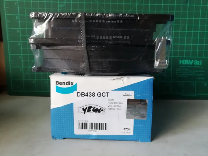 Bendix GCT Disc Brake Pads DB438 GCT for Nissan Frontier 4WD/88on Urvan ...