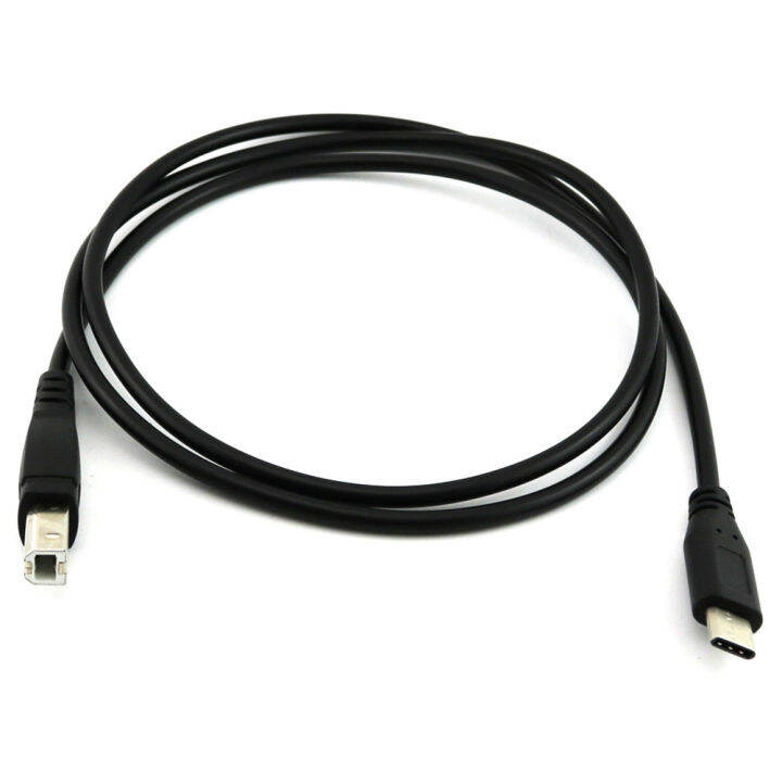 USB-C USB 3.1 Type C Male to USB 2.0 B Type Male Data Cable Cord Phone ...