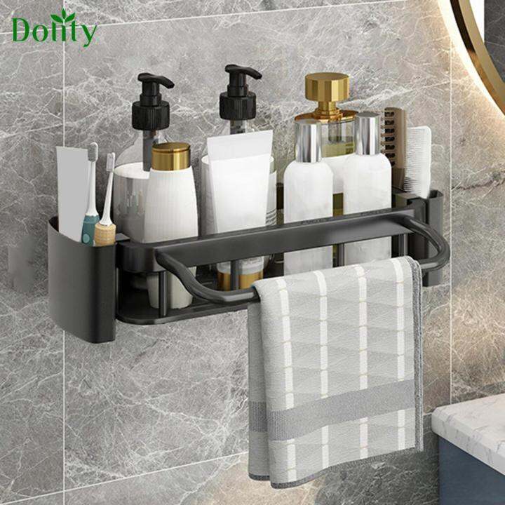 Dolity Shower Caddy Bathroom Shelf Toilet Storage Rack Multi Use for Laundry Toilet | Lazada PH