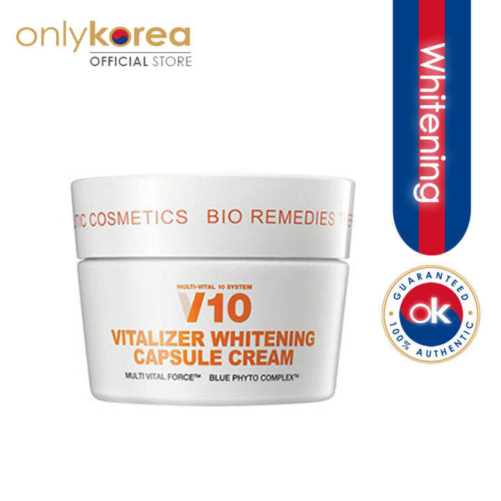 BRTC V10 Vitalizer Whitening Capsule Cream 60ml [ Instant Whitening in ...