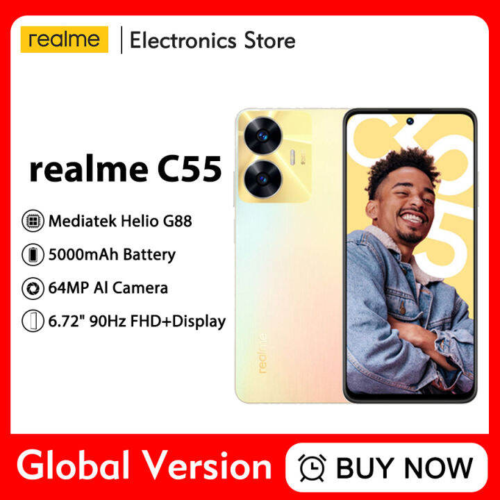 realme C55 64MP AI Camera Helio G88 Octa-core Processor 6,72'' 90Hz ...
