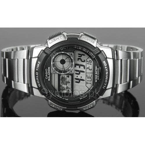 Casio Ae-1000Wd-1A Silver Stainless Steel Watch for Men | Lazada PH