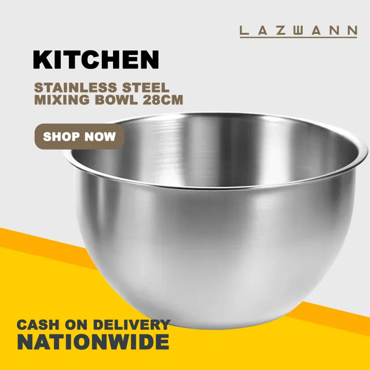 Premium Stainless Steel Mixing Bowl 304 Stainless Steel Non-Stick Easy ...