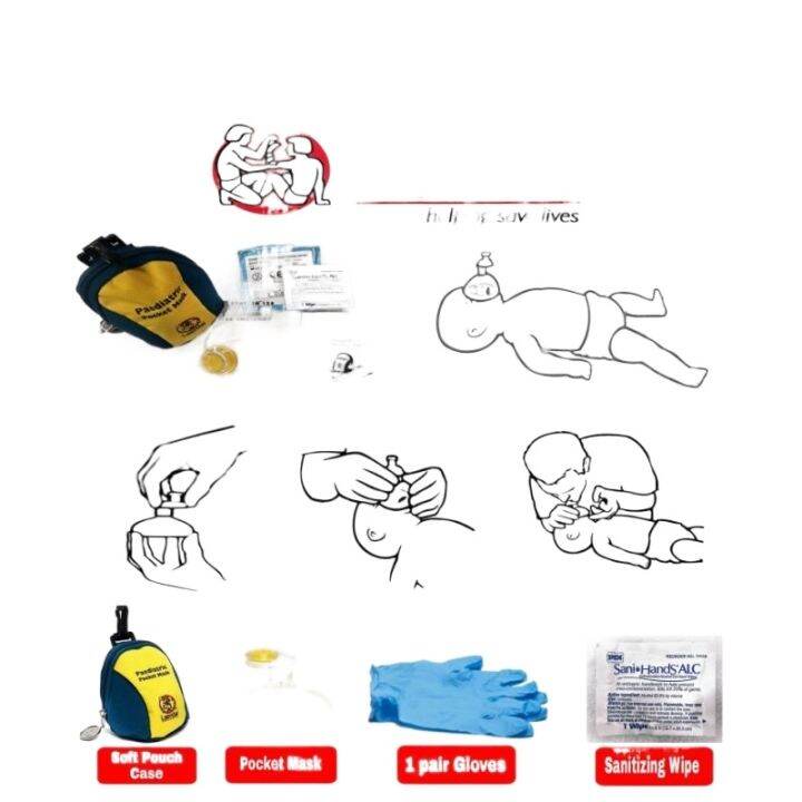 【COD4】 Laerdal Paediatric Pocket Mask | Lazada PH