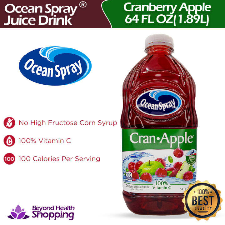 Ocean Spray CRAN•APPLE CRANBERRY APPLE JUICE DRINK [64fl oz(1.89L ...