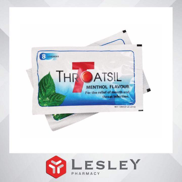 Throatsil Methol Sachet 8s | Lazada