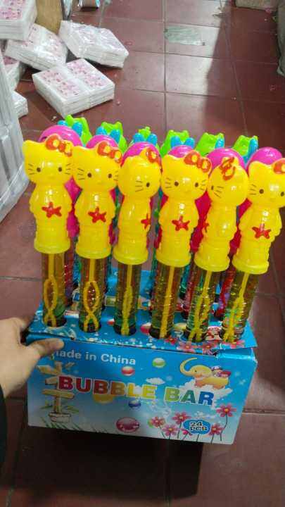 Satu box bubble stik karakter buble balon stick air isi 24pcs | Lazada ...