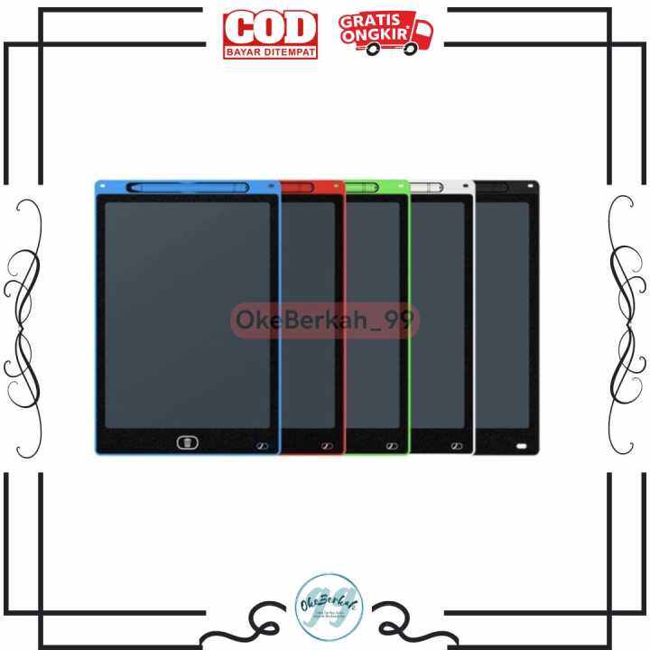 [COD] LED Writing Tablet Drawing Board tab Alat tulis Papan Pen Layar 8 ...