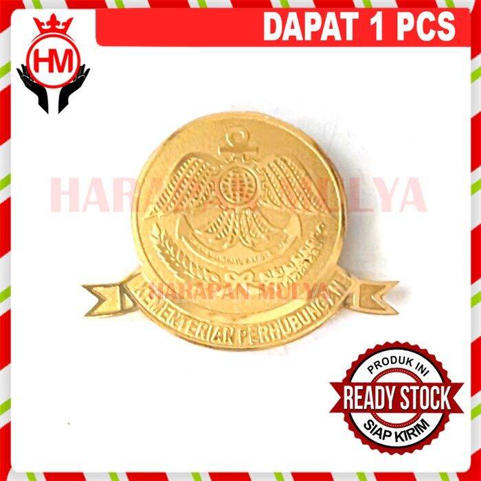 Lencana Dinas Perhubungan Pin Logo Dinas Perhubungan - Harapan Mulya ...
