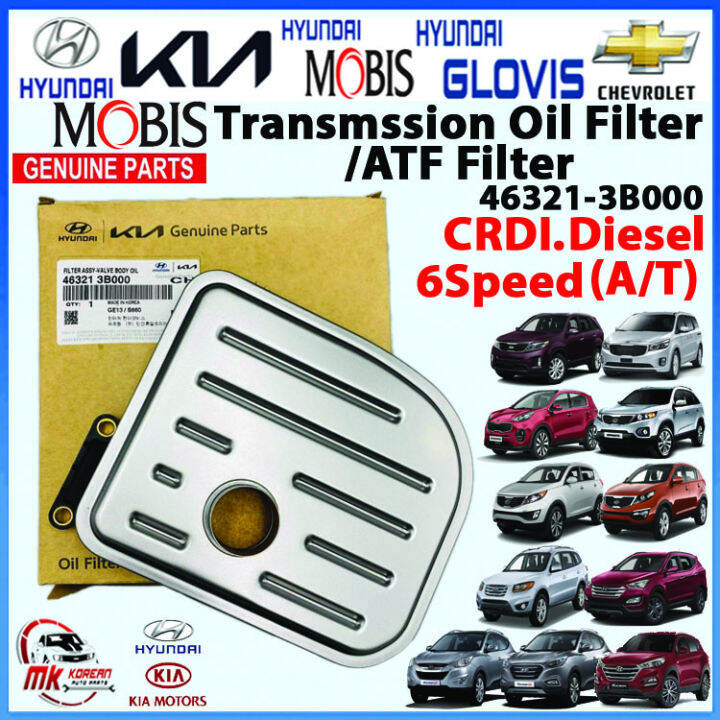 [GENUINE] Transmission Oil Filter/ATF Filter for CRDI.Diesel. 6 Speed ...