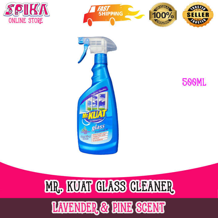 MR. KUAT GLASS CLEANER 500ML WITH FRAGRANCE OF LAVANDER & PINE SCENT ...