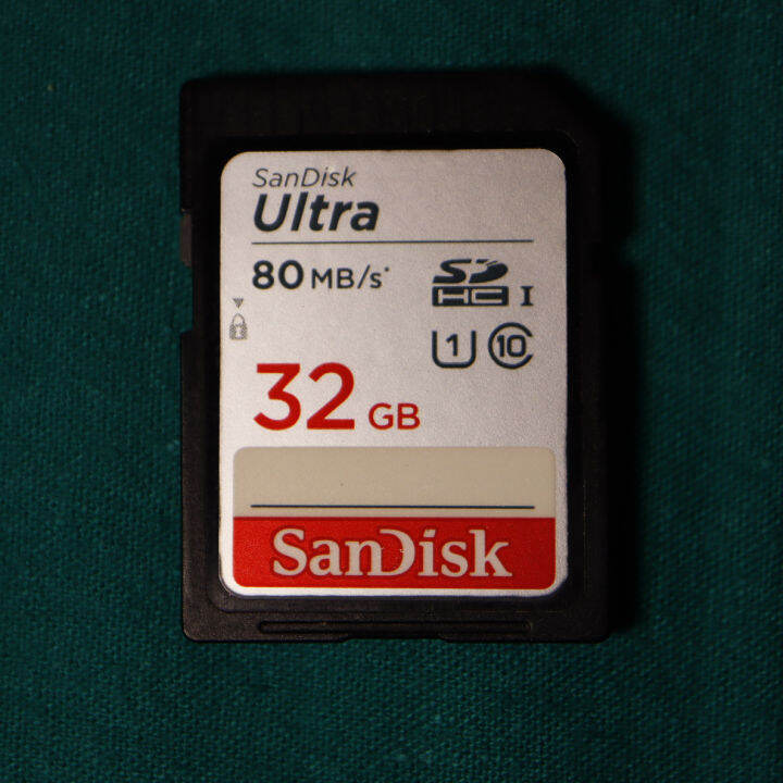 SanDisk Ultra 32GB SDHC 80MB/s UHS-I SD Card 32GB SAN DISK เมมโมรีี่การ์ด (32GB) รุ่น บันทึกรูป ...