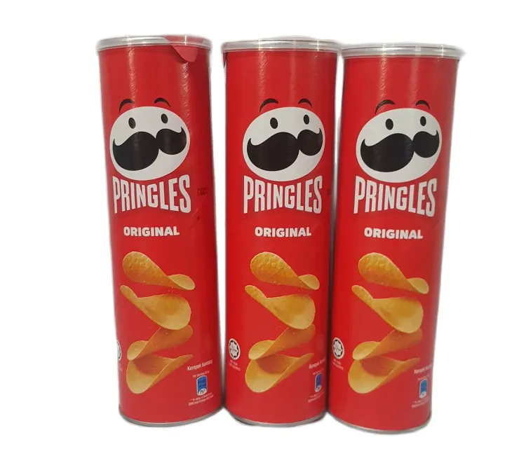 PRINGLES Potato Crisps - Original Flavor (pack of 3 pieces x 134 grams ...