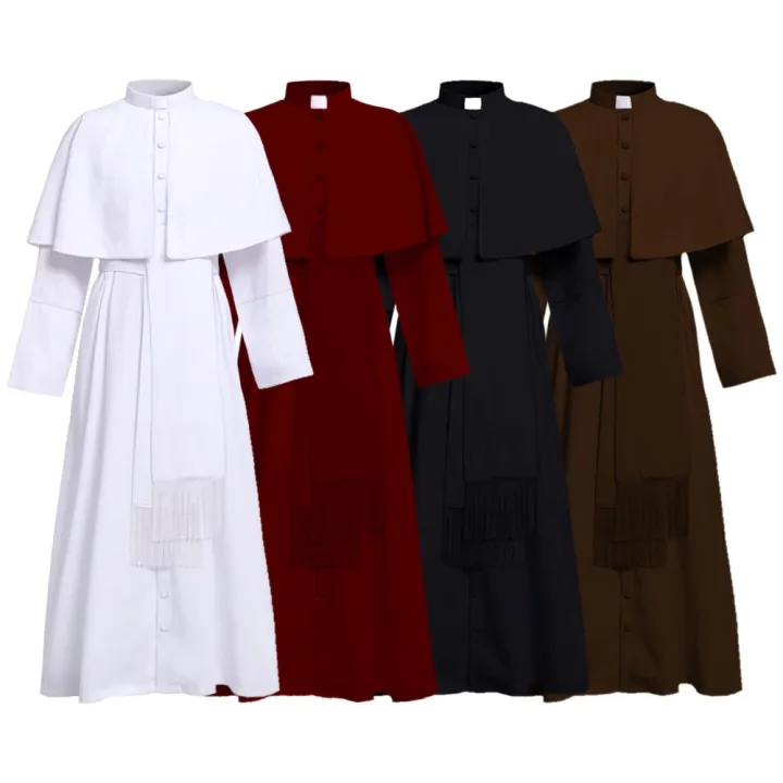 halloween costume for kids girls Cosplay legend Clergy Robe Cassock ...