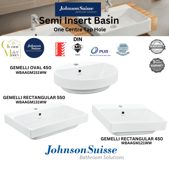 JOHNSON SUISSE - GEMELLI RECTANGULAR 550 / GEMELLI RECTANGULAR 450 ...