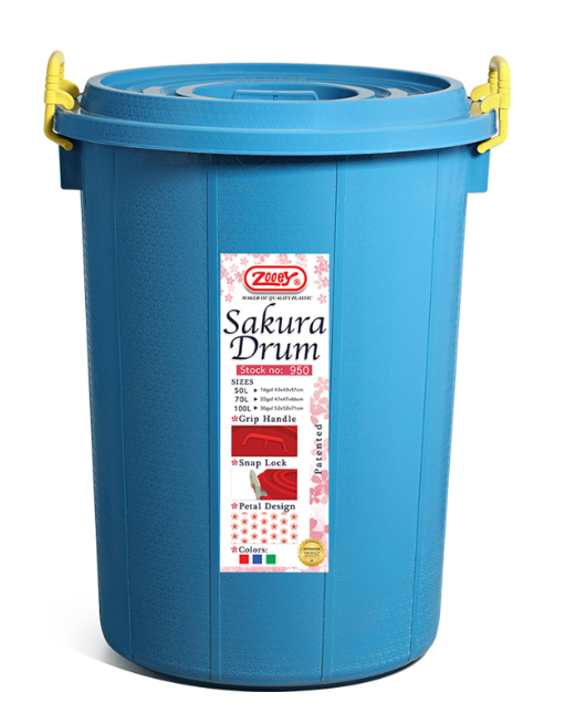 Zooey Sakura Drum/Water Container 70L Medium | Lazada PH