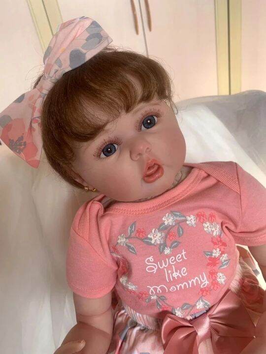 24inch Huge Toddler Size Already Painted Finished Reborn Doll Erin Girl ...