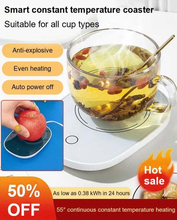 Meimingzi 55° smart constant temperature coasters | Lazada PH