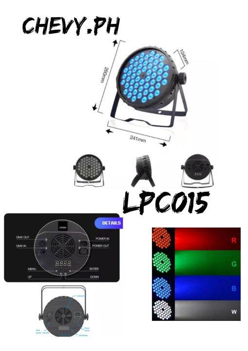 LPC015 Big Dipper Stage LED light RGB *180W | Lazada PH