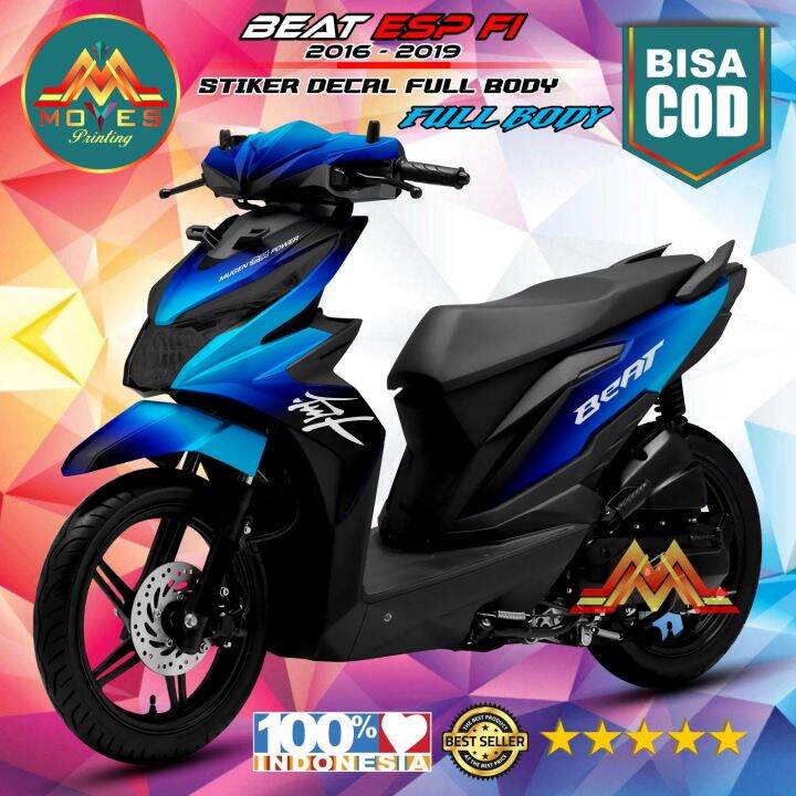 DECAL HONDA BEAT ESP 2017-2019 - DECAL BEAT ESP 2017-2019 VARIASI WARNA ...
