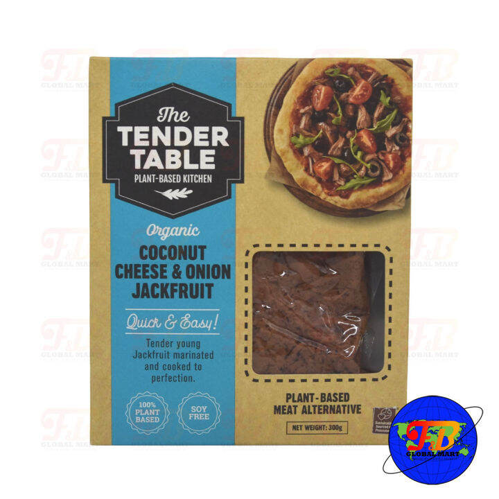The Tender Table Organic Coconut Cheese & Onion Jackfruit Quick & Easy ...